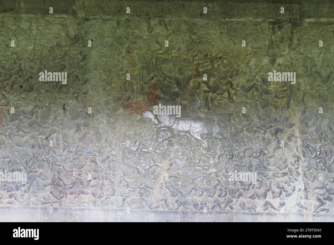 Angkor Wat bas-reliefs, Khmer temple, reign of Suryavarman II (1113 ...