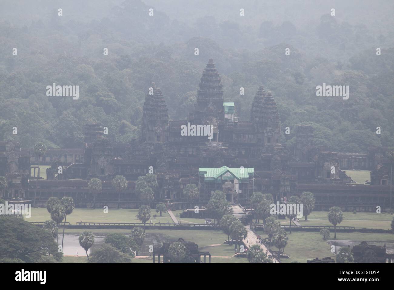 Angkor Wat Temple, From Angkor Balloon Stock Photo - Alamy