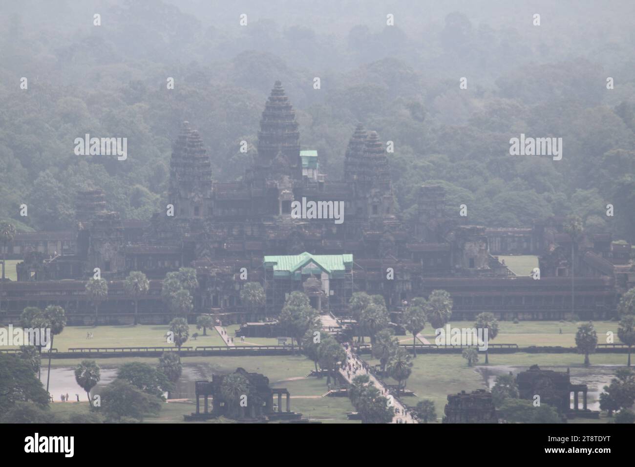 Angkor Wat Temple, From Angkor Balloon Stock Photo - Alamy