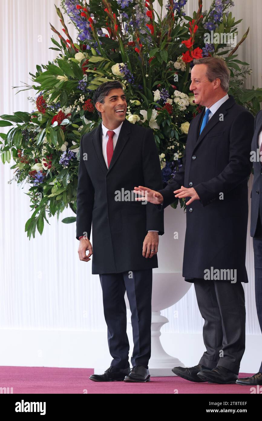 Prime Minister Rishi Sunak (left) and the Foreign Secretary, Lord David ...