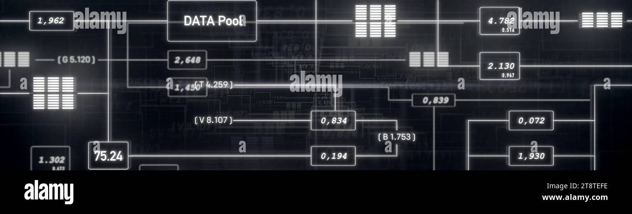 Node tree, switch board in the industry. Node tree. Industry switch ...