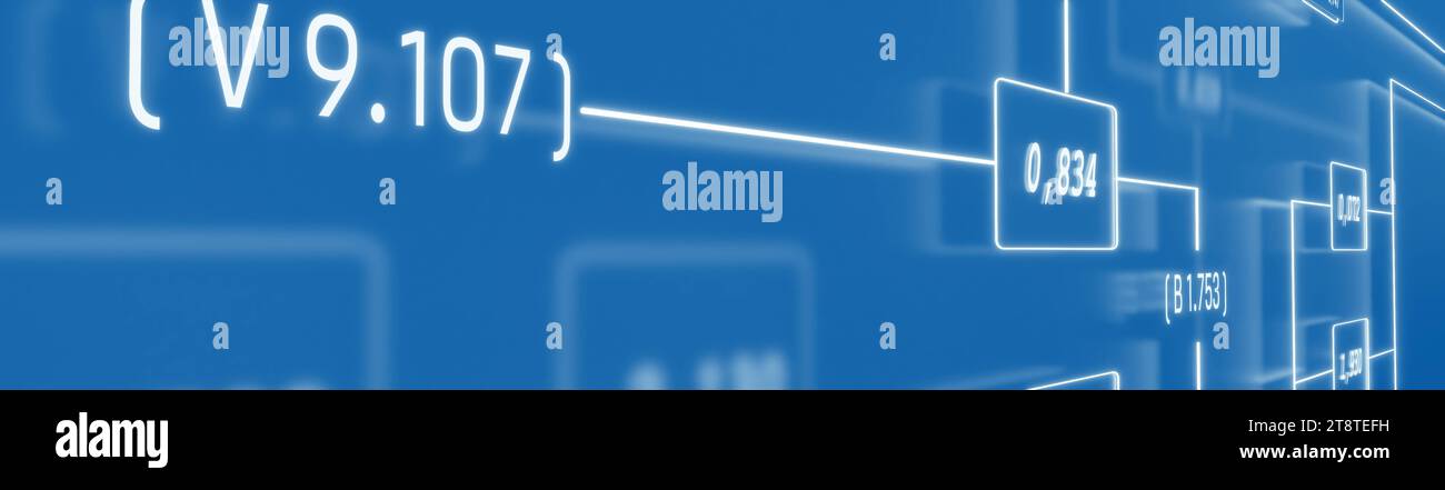 Close up node tree. Close up node tree. Digitalswitch board with signal ...