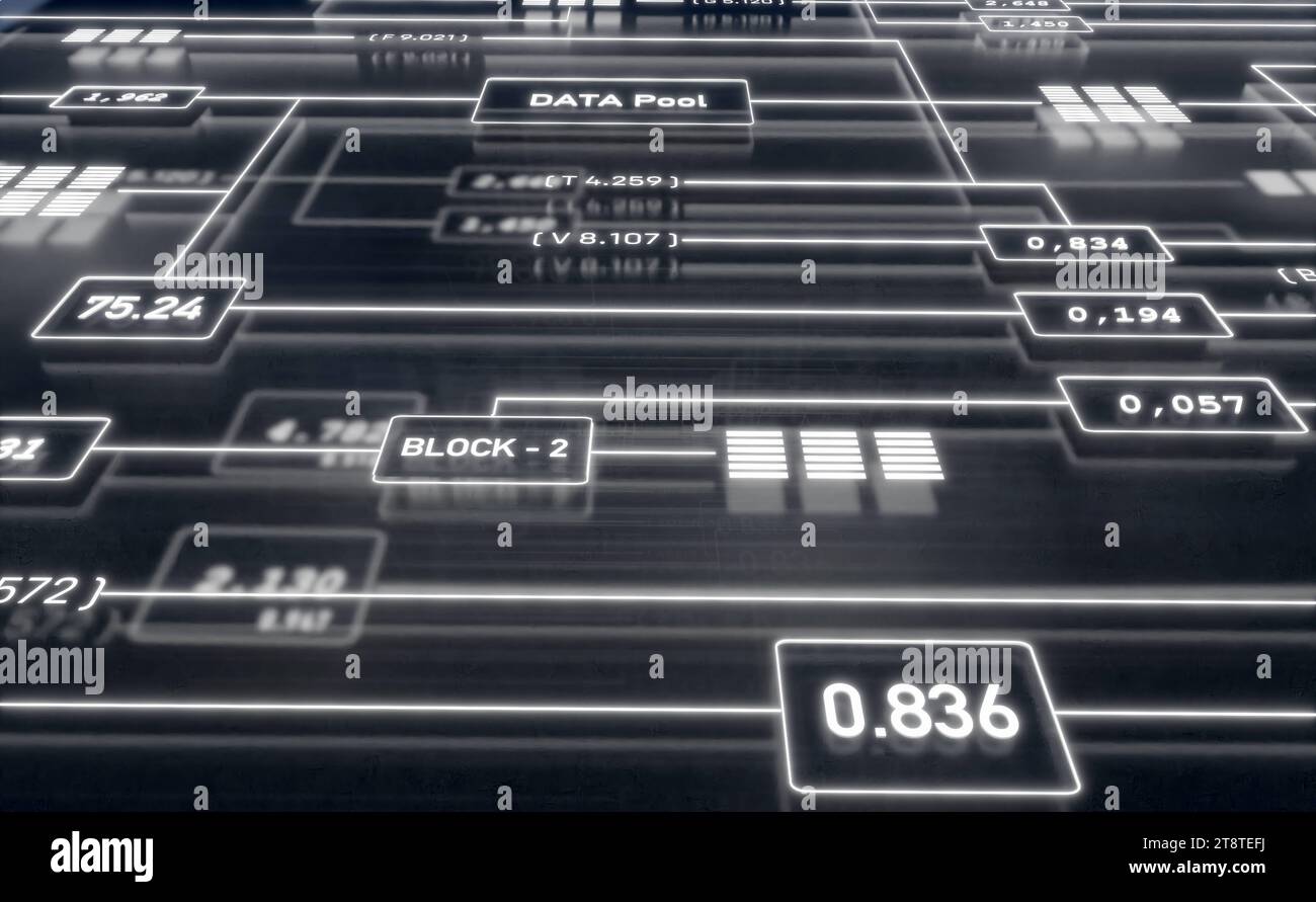 Node tree, switch board in the industry. Node tree. Industry switch ...
