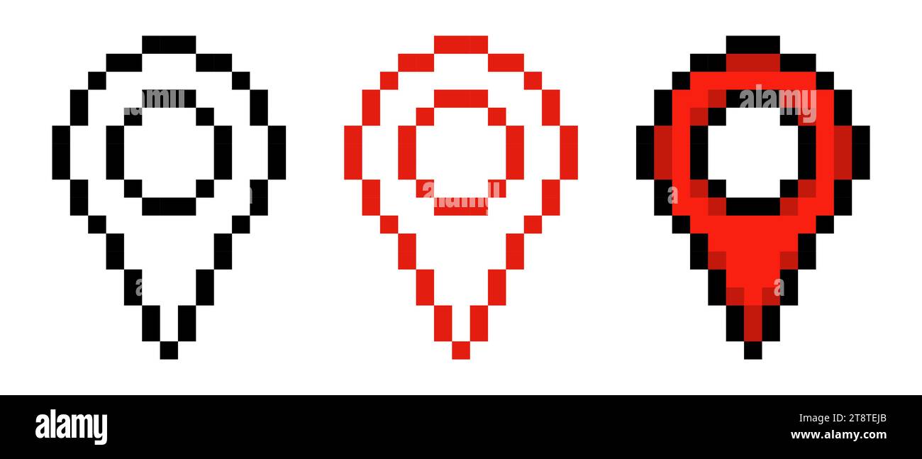 Set of gps marks line icon. Map, geography, navigation, location ...