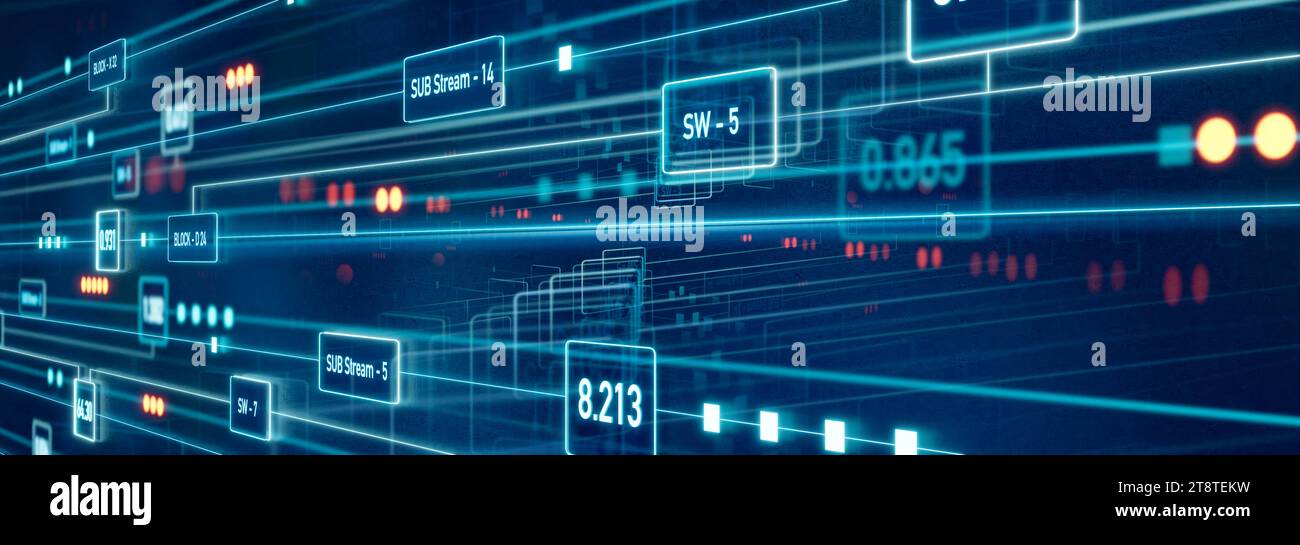 Node tree, digital switch board in the industry. Node tree. Digital ...
