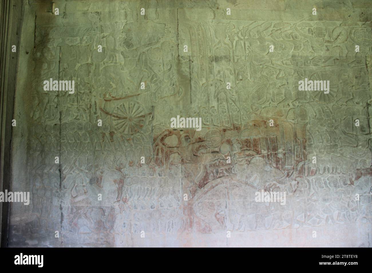 Angkor Wat bas-reliefs, Khmer temple, reign of Suryavarman II (1113 ...