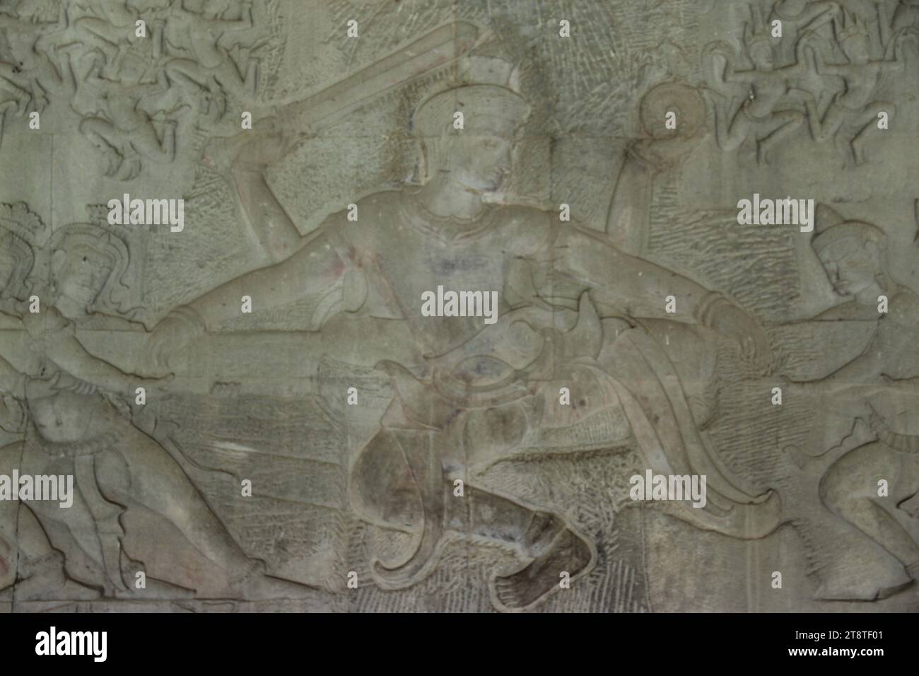 Angkor Wat bas-reliefs, Khmer temple, reign of Suryavarman II (1113 ...
