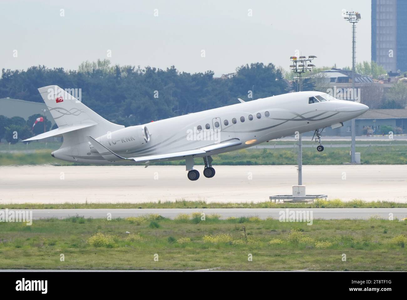 ISTANBUL, TURKIYE - MAY 01, 2023: Private Dassault Falcon 2000S (723 ...