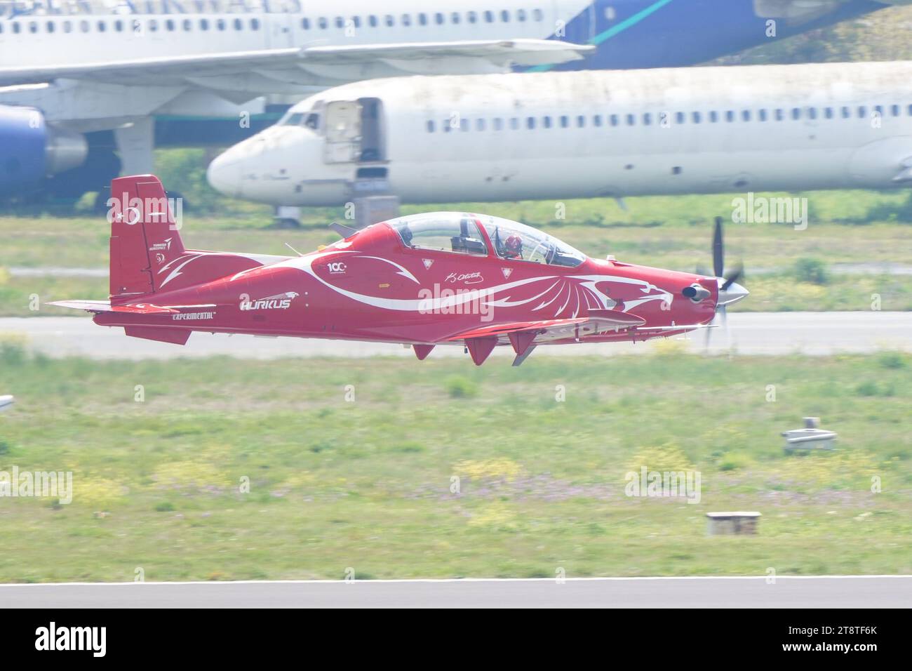 ISTANBUL, TURKIYE - APRIL 30, 2023: Turkish Aerospace Industries TAI ...