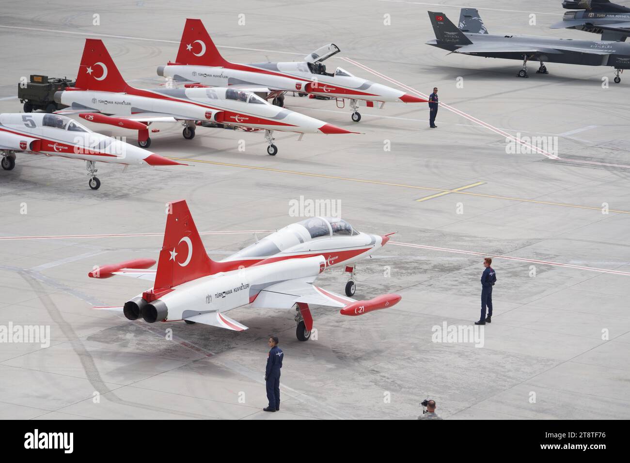 ISTANBUL, TURKIYE - APRIL 29, 2023: Turkish Stars, Turkish Air Force ...