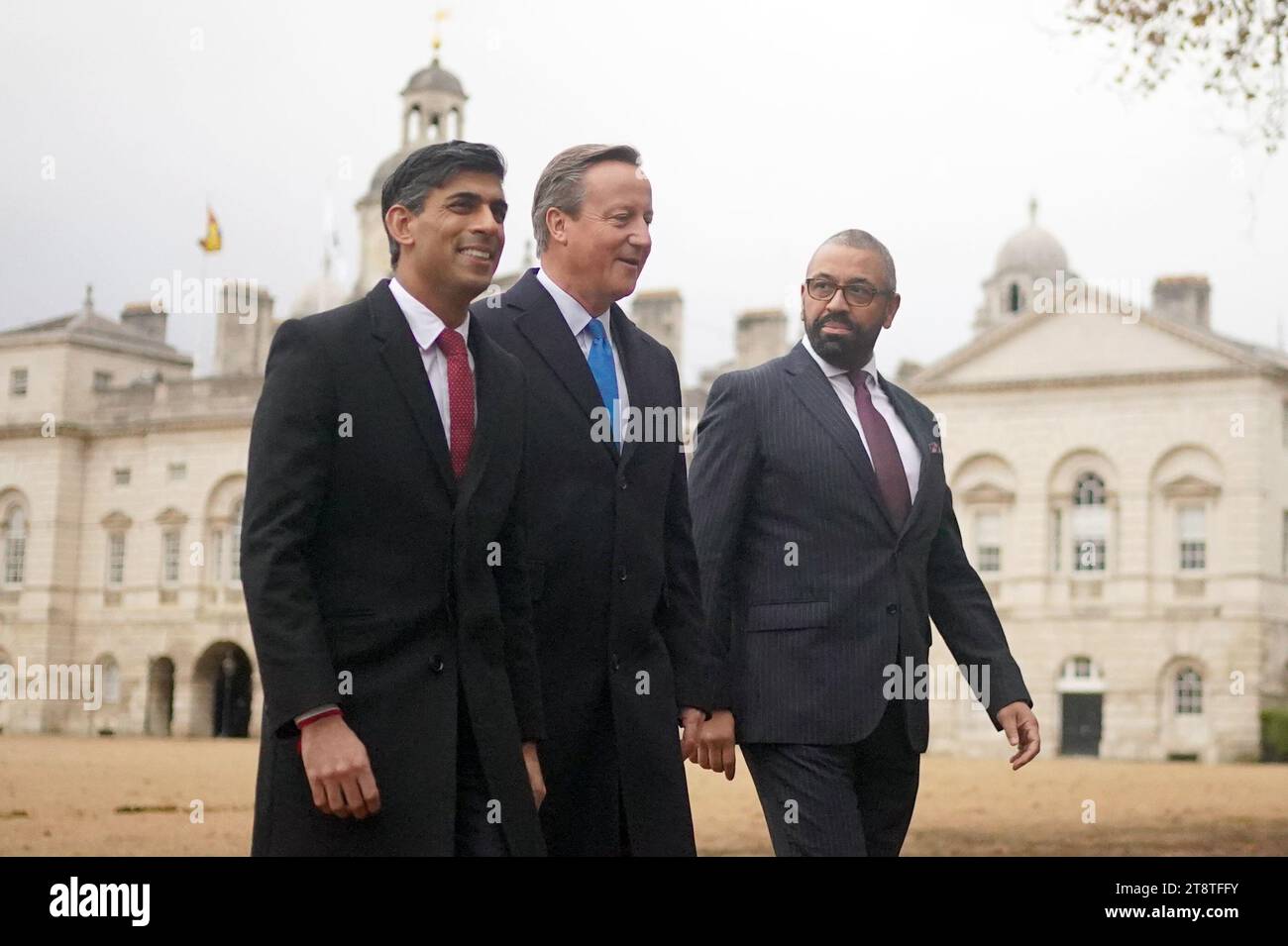 (Left to right) Prime Minister Rishi Sunak, Foreign Secretary Lord ...