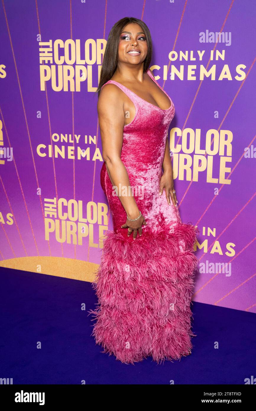 Taraji P. Henson poses for photographers upon arrival at the screening ...