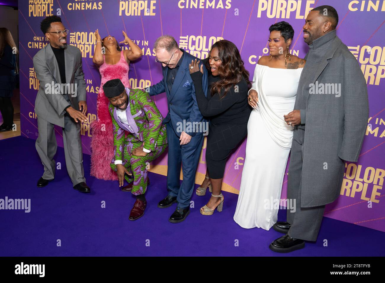 Corey Hawkins, from left, Taraji P. Henson, director Blitz Bazawule ...