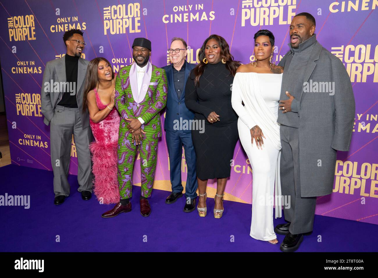 Corey Hawkins, from left, Taraji P. Henson, director Blitz Bazawule ...