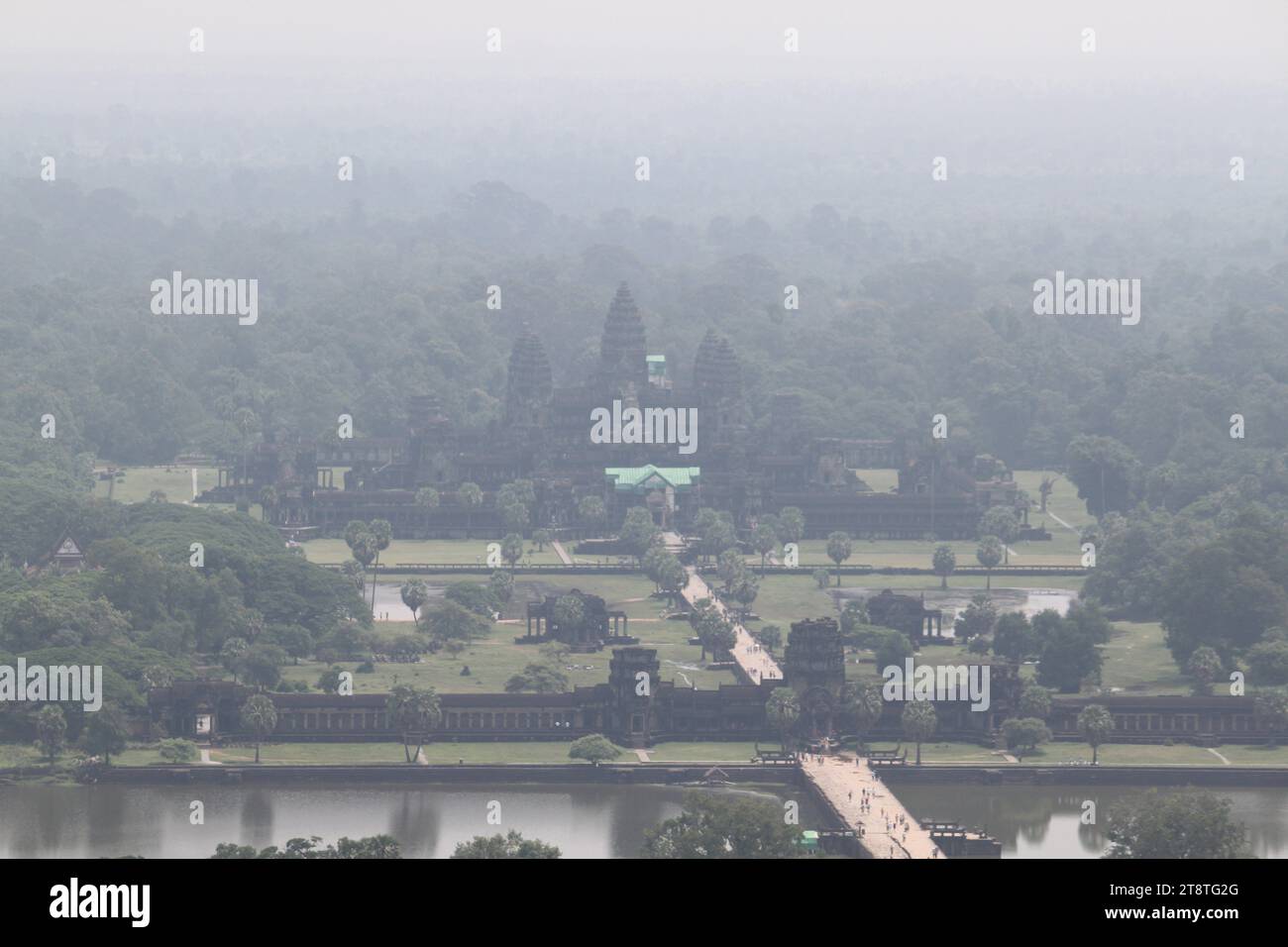 Angkor Wat Temple, From Angkor Balloon Stock Photo - Alamy