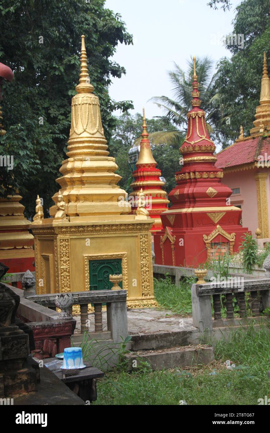 Buddhist Cemetery, Siem Reap, Cambodia Stock Photo - Alamy