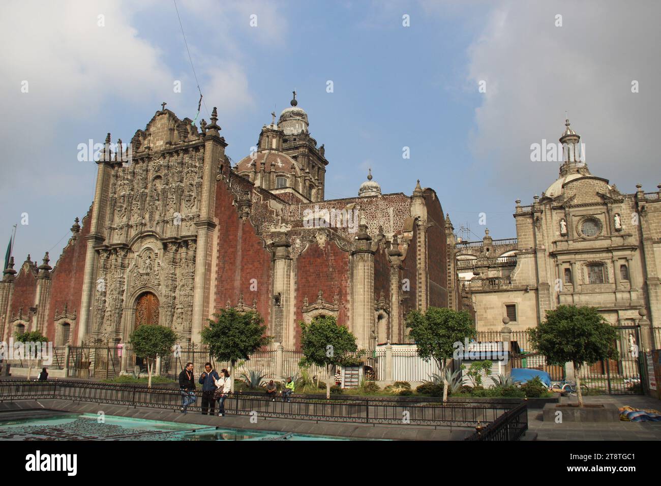National Cathedral of Mexico, Zocalo, Mexico City Stock Photo - Alamy
