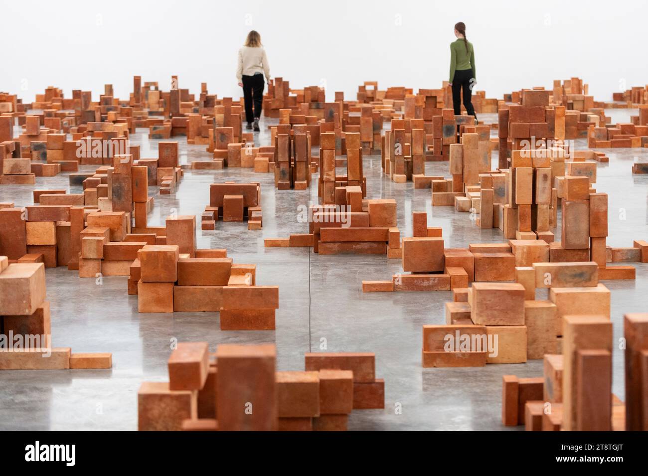 London, UK. 21 November 2023. 'Resting Place', 2023, by Antony Gormley ...