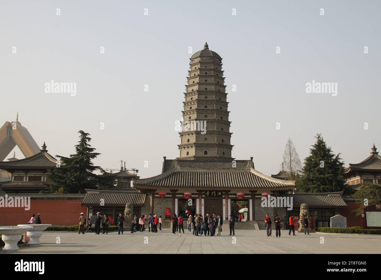 Famen Temple Pagoda, Near Baoji, Shaanxi Province, China Stock Photo ...