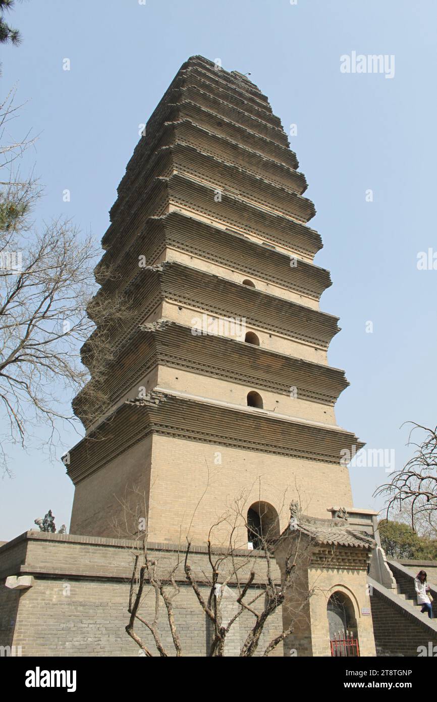 Xiaoyan Little Wild Goose Pagoda, Xi'an, China 2011 visit Stock Photo ...