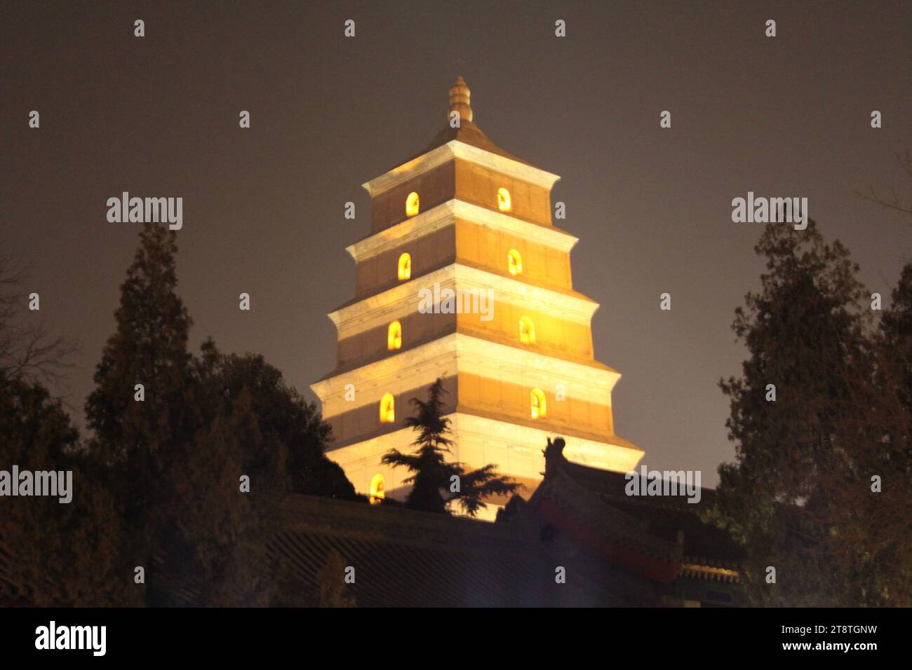 Dayan Big Wild Goose Pagoda, Xi'an, China 2011 visit Stock Photo - Alamy