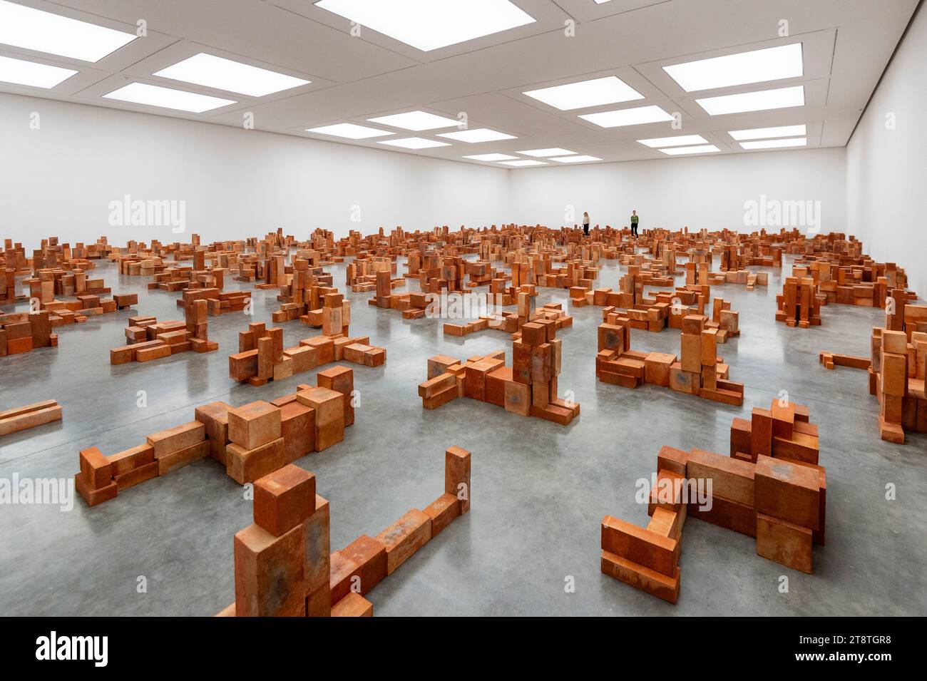 London, UK. 21 November 2023. 'Resting Place', 2023, by Antony Gormley ...