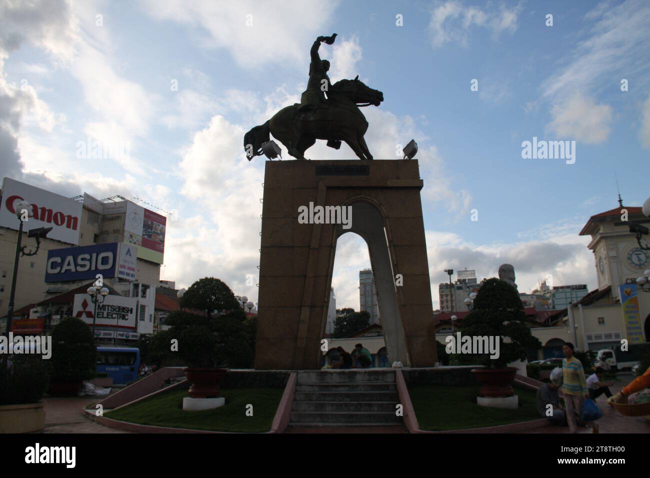 Tran Nguyen Han statue, Ho Chi Minh City/Saigon, Vietnam Stock Photo ...