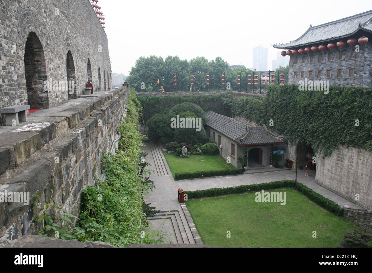 Nanjing, China City Wall Zhonghua Gate, Built early Ming Dynasty (late ...