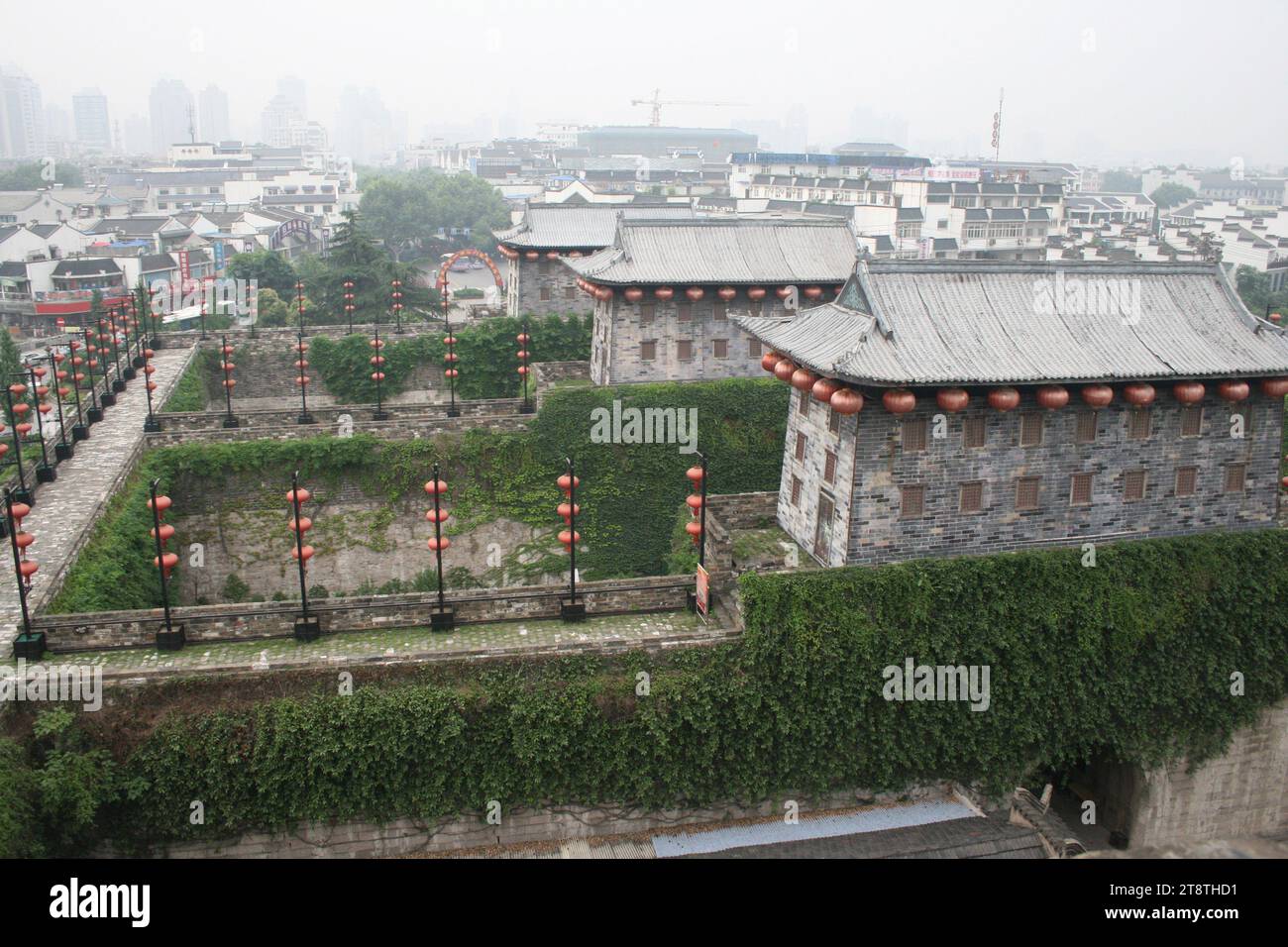 Nanjing, China City Wall Zhonghua Gate, Built early Ming Dynasty (late ...