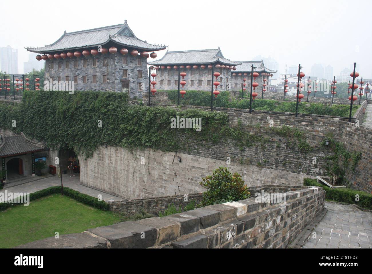 Nanjing, China City Wall Zhonghua Gate, Built early Ming Dynasty (late ...