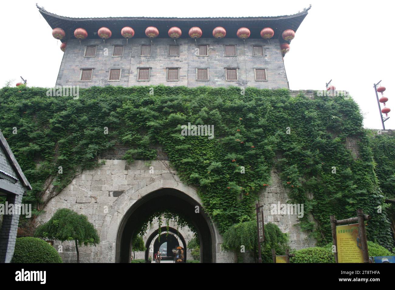 Nanjing, China City Wall Zhonghua Gate, Built early Ming Dynasty (late ...