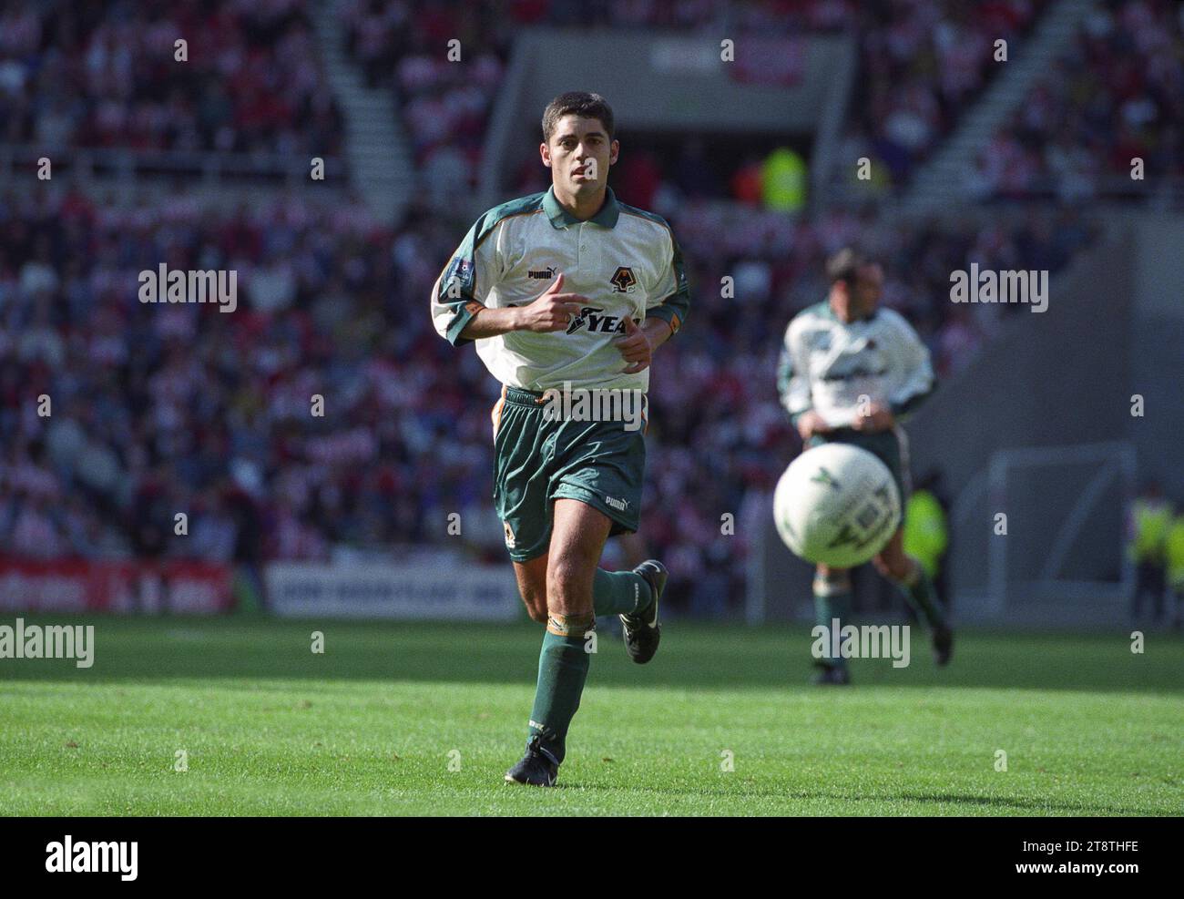 Wolves footballer Jesus Sanjuan. Sunderland v Wolverhampton Wanderers ...