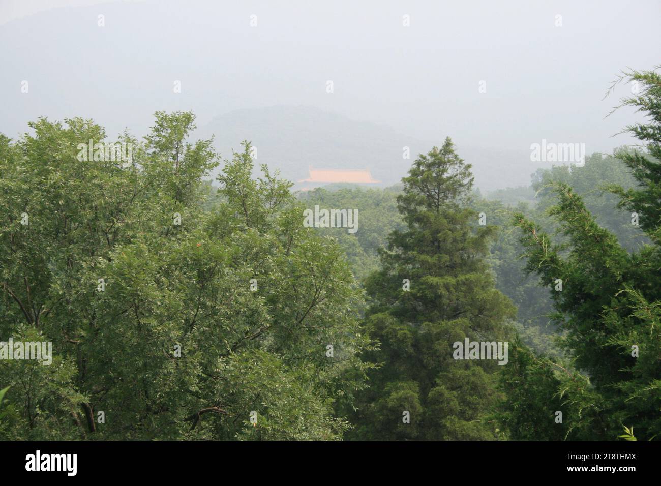 Ming Xiaoling Viewed From Tomb of Sun Quan, Burial site of Ming Hongwu ...