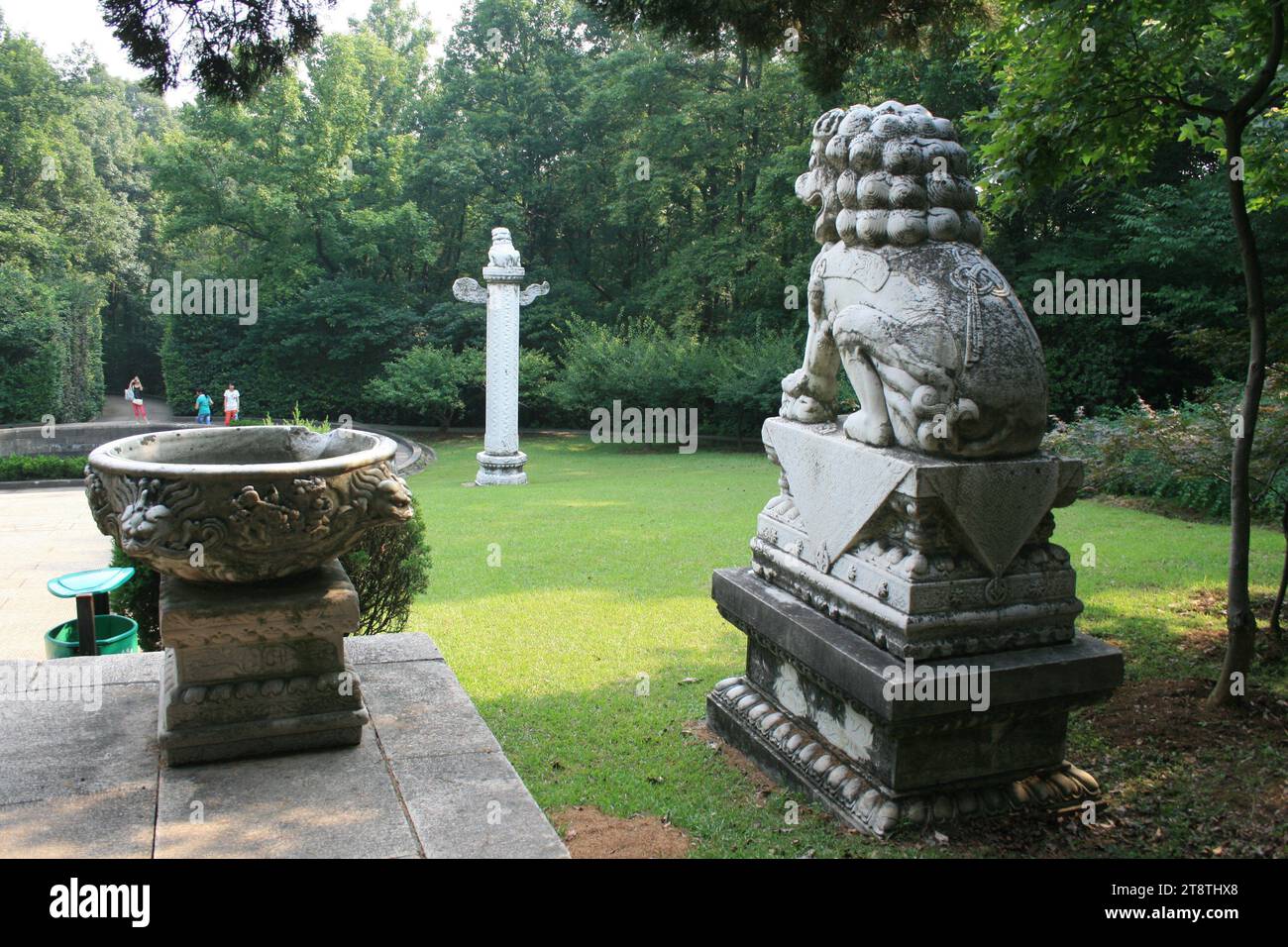 Zijin Shan, Nanjing, China, Linggu Temple Tomb of Tan Yankai, Burial ...