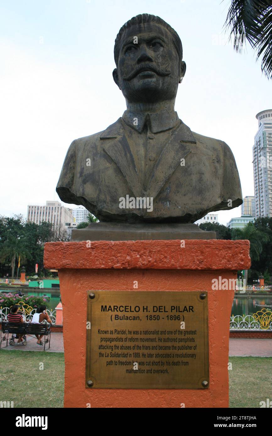 Rizal Park: Marcelo H. Del Pilar, Rizal Park, Manila, Luzon ...