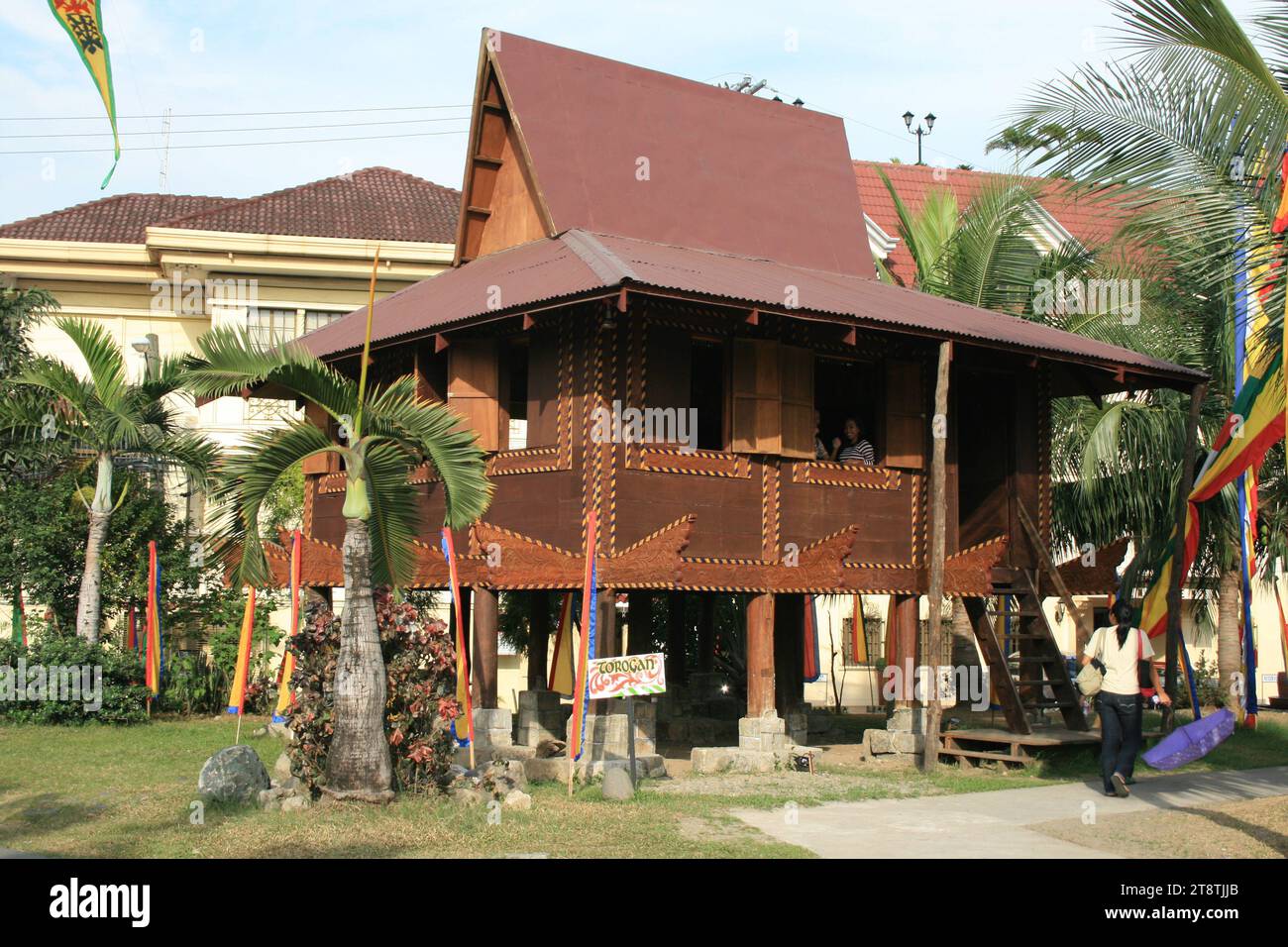 Intramuros: Native Hut, Old Spanish City, Manila, Luzon, Philippines ...