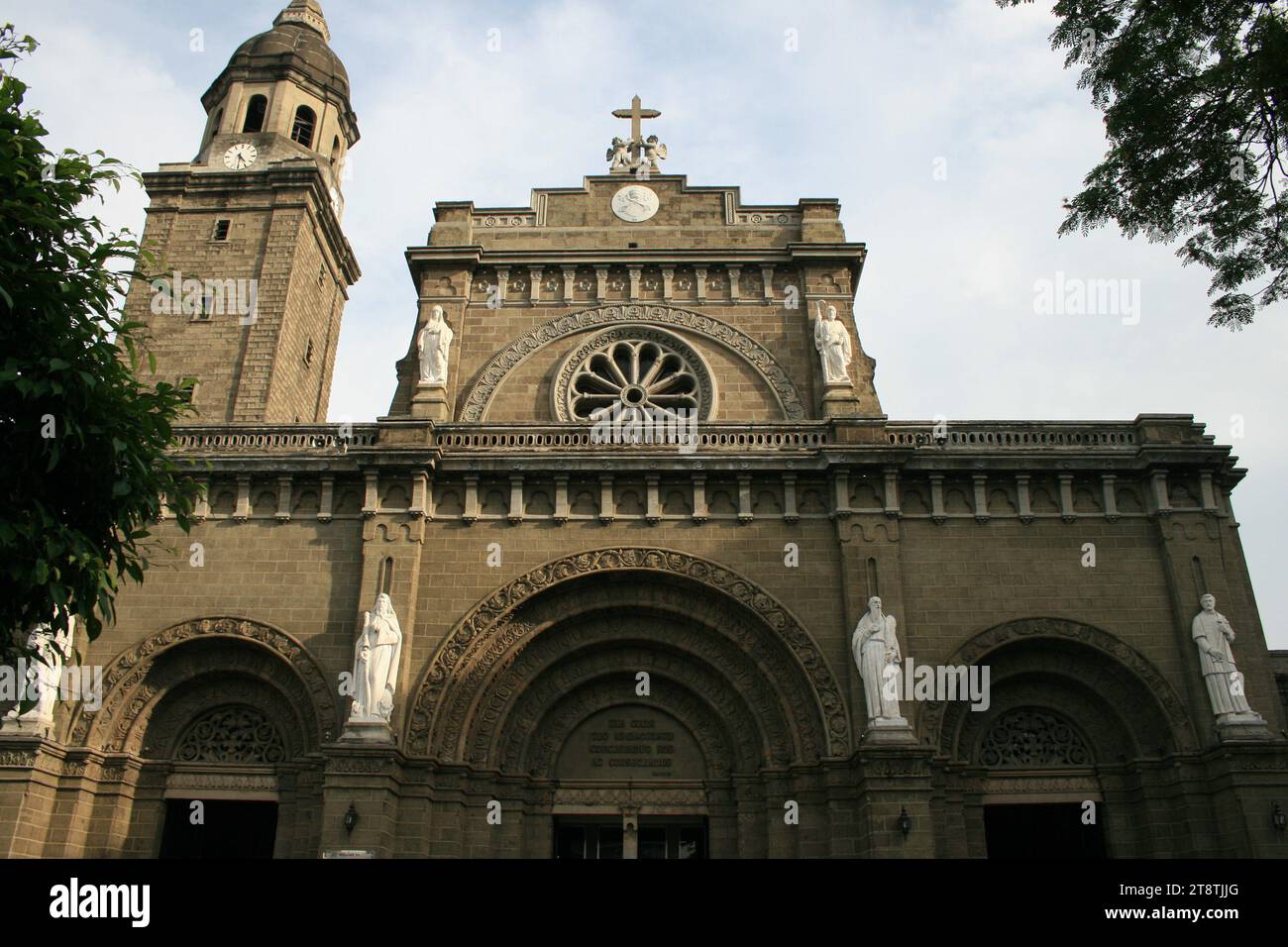 Intramuros: Manila Cathedral, Old Spanish City, Manila, Luzon ...