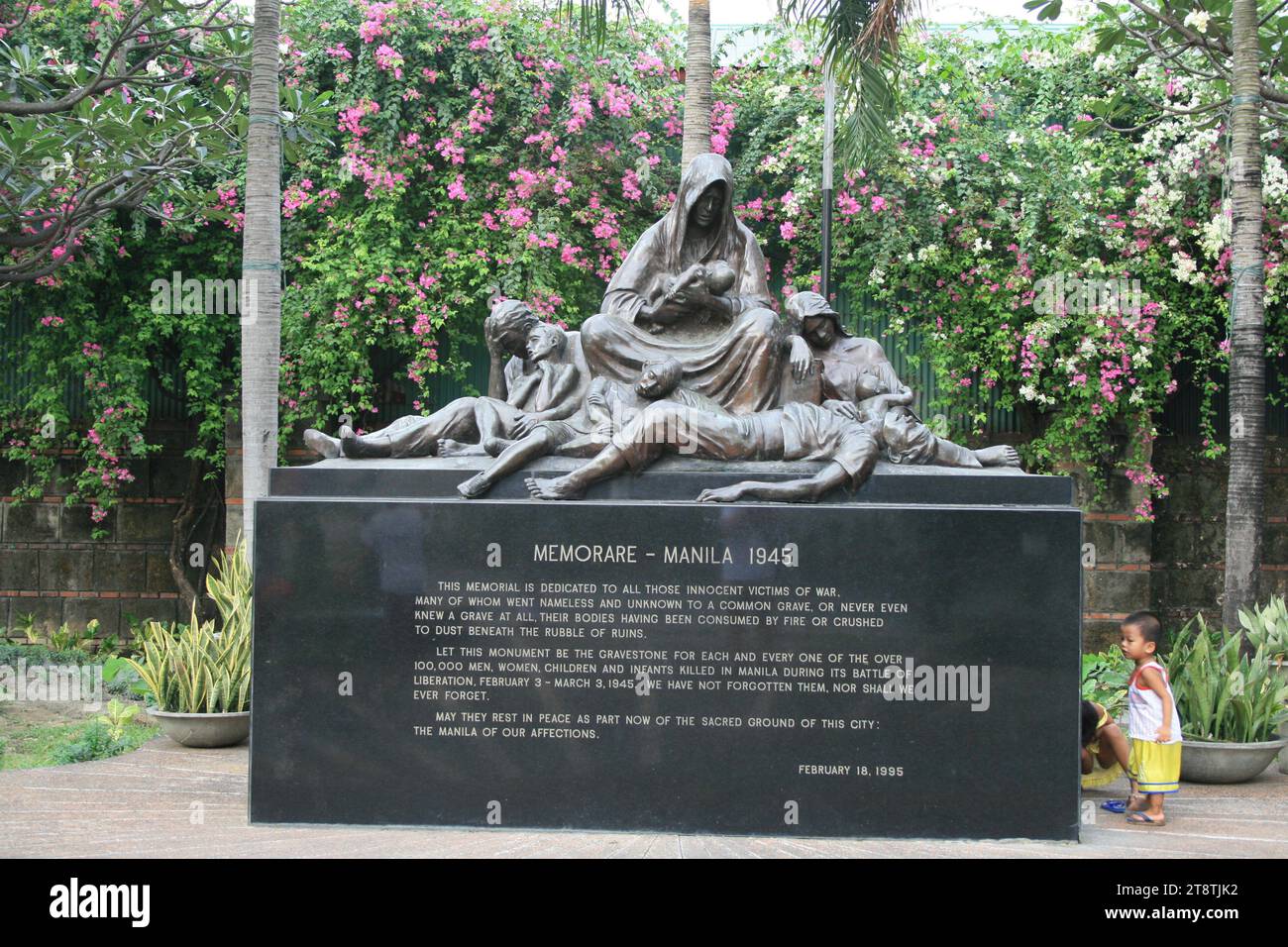 Intramuros: Monument to Civilians Killed During Battle for Liberation ...