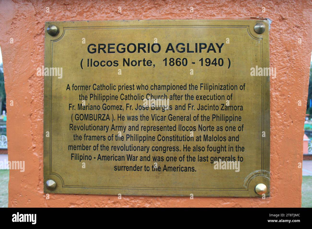 Rizal Park: Gregorio Aglipay, Rizal Park, Manila, Luzon, Philippines ...