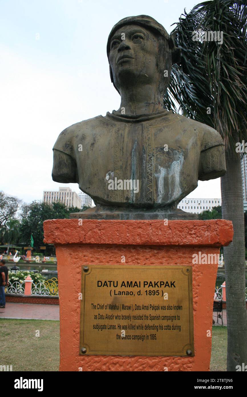 Rizal Park: Datu Amai Pakpak, Rizal Park, Manila, Luzon, Philippines ...