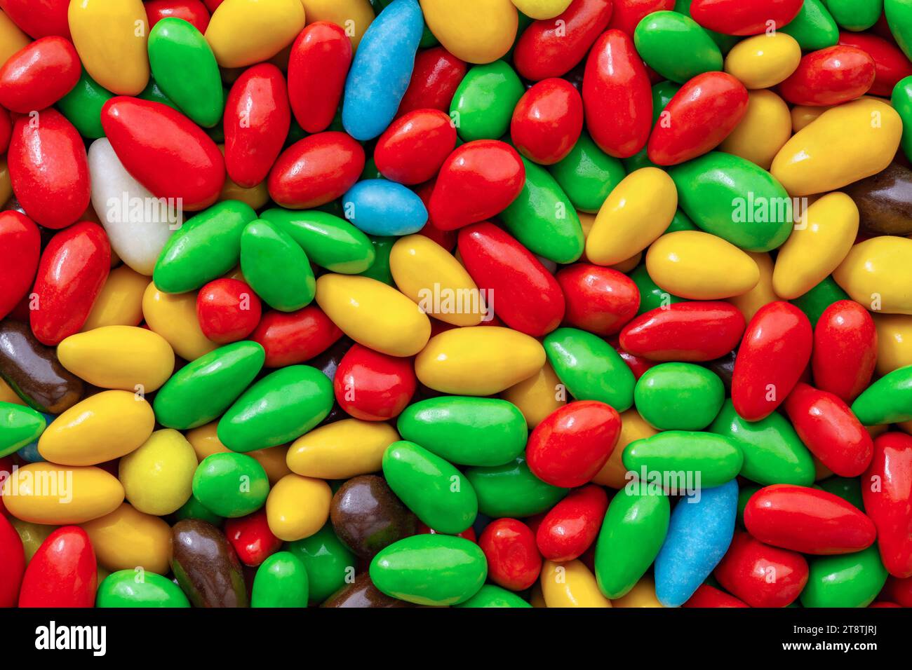 Candy in multi colored glaze in bulk, mini pieces, wallpaper background ...