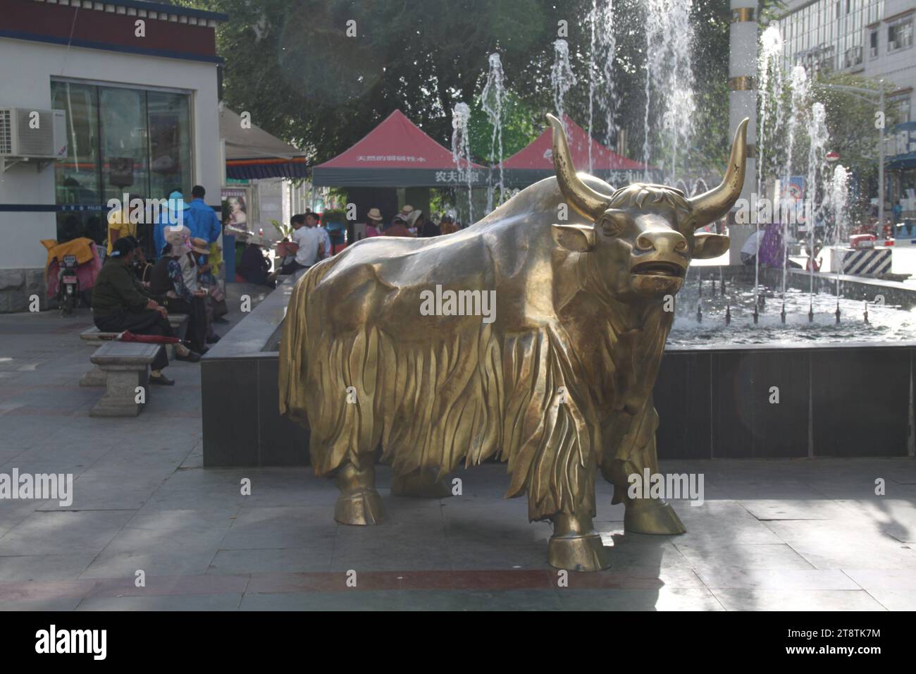 Bronze Yak, Lhasa, Xizang Tibet Stock Photo - Alamy