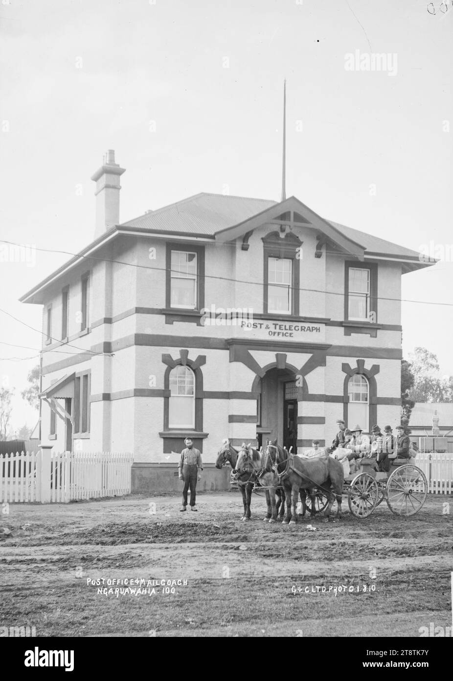 New zealand post office Black and White Stock Photos & Images - Alamy