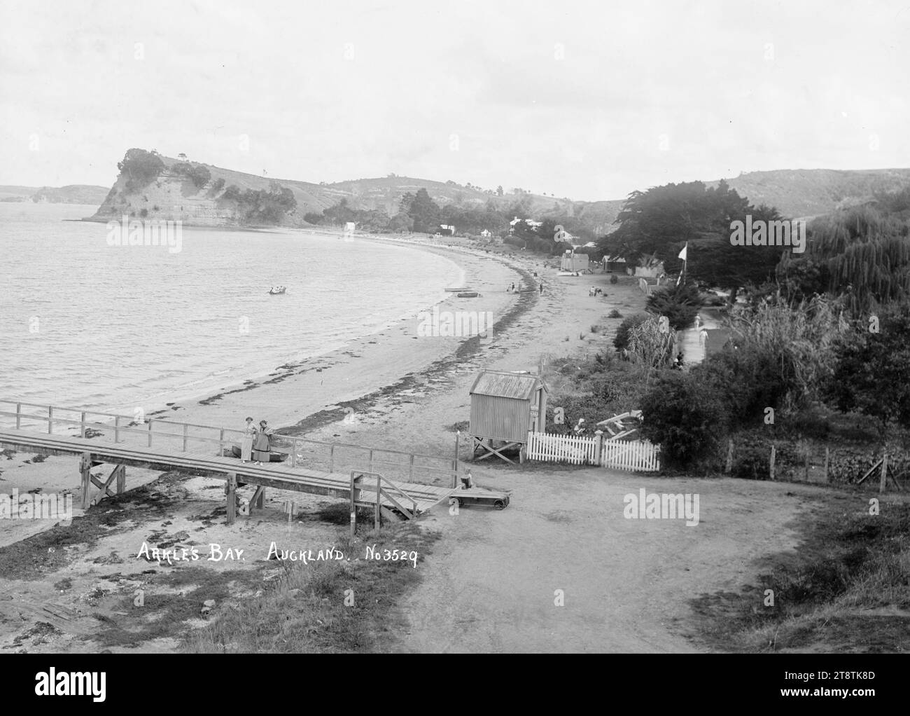 View of Arkles Bay, Auckland, New Zealand, View of Arkles Bay taken ...