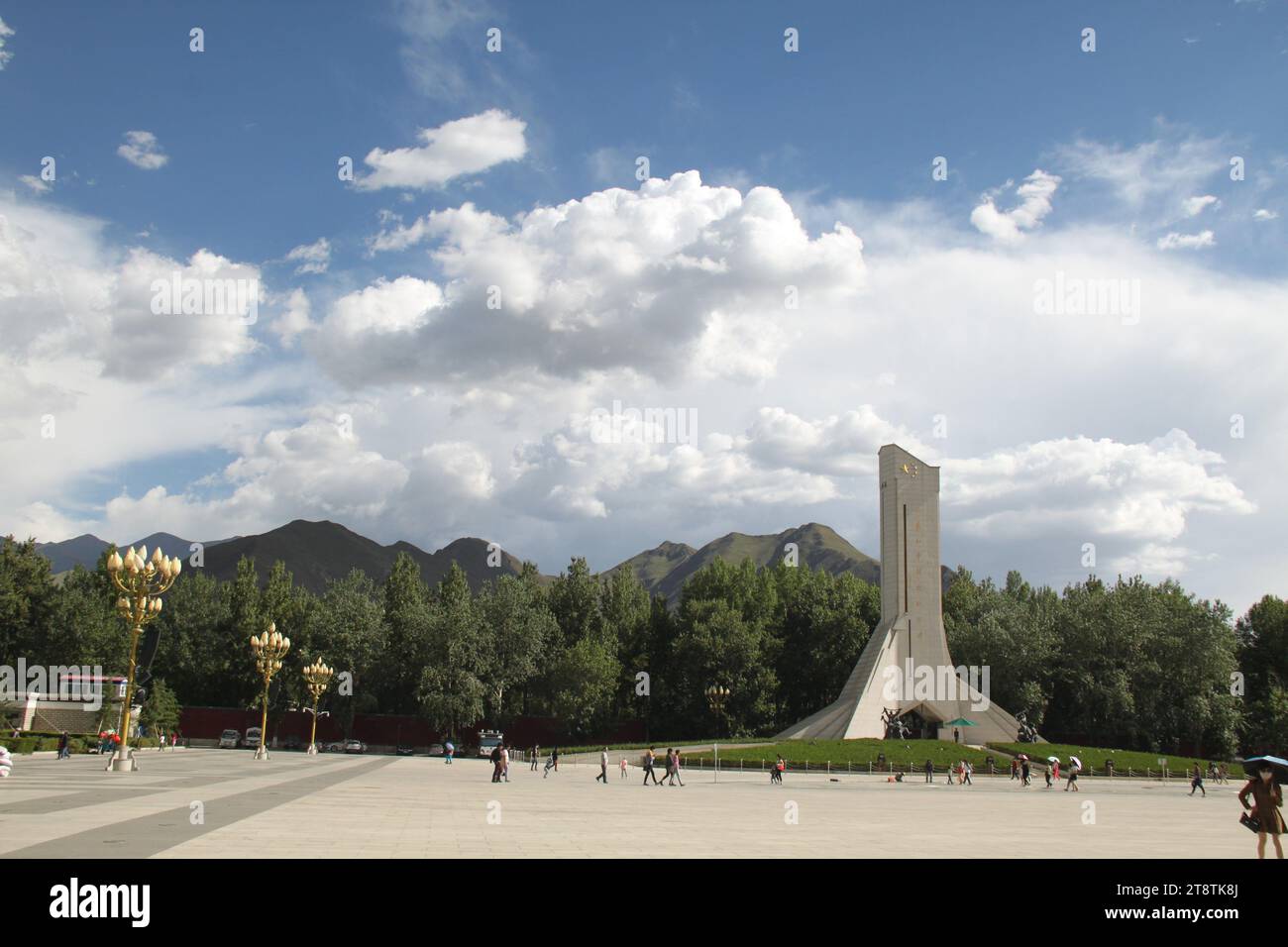 Monument peaceful liberation tibet hi-res stock photography and images ...