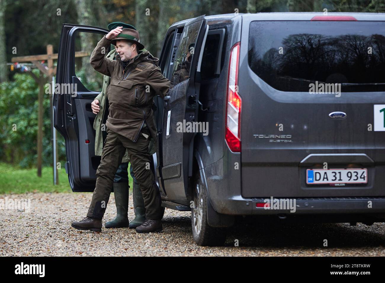 The Crown Prince arrives for lunch during the break between the first ...