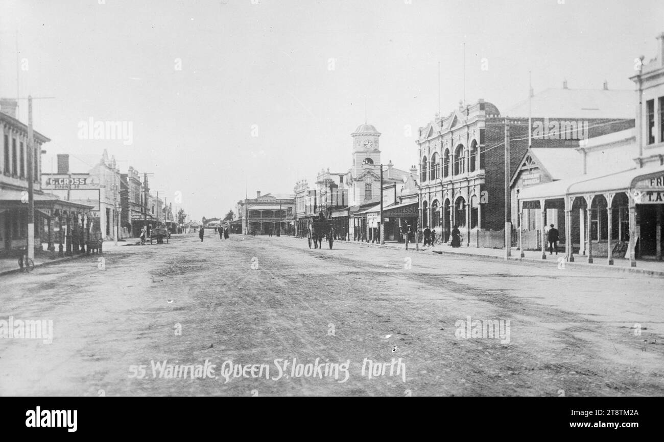 Queen Street, Waimate, looking north - Photograph taken by W.G.R, View ...