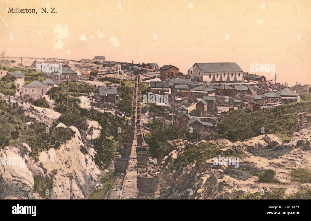 G Parkhouse (Firm, Westport): Millerton, N.Z. New Zealand post card ...