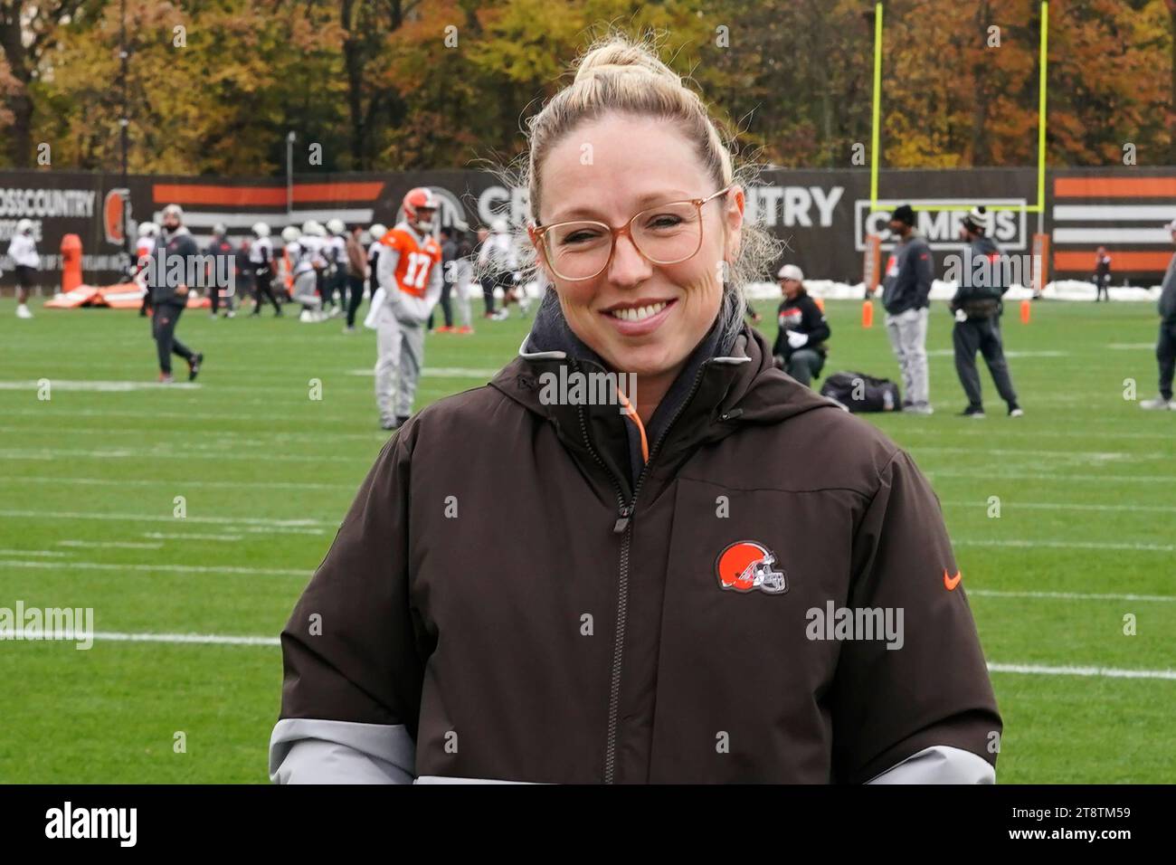 ** HOLD FOR NFL WOMEN FOOTBALL ** Catherine Raiche, assistant GM & vice ...