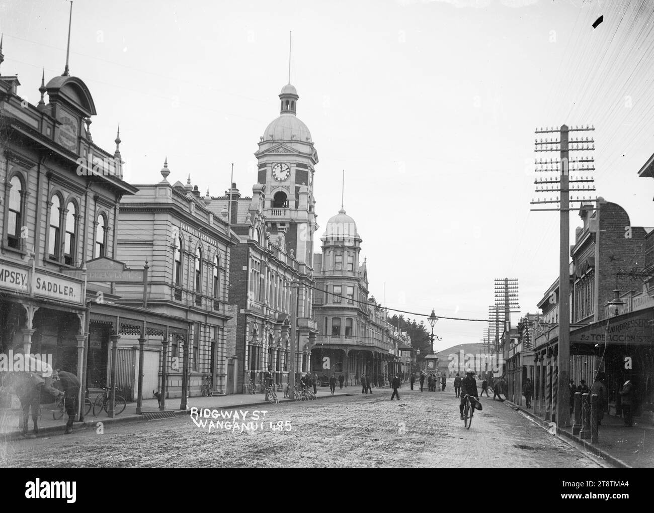 View of Ridgway Street, Wanganui, New Zealand, View of Ridgway Street ...